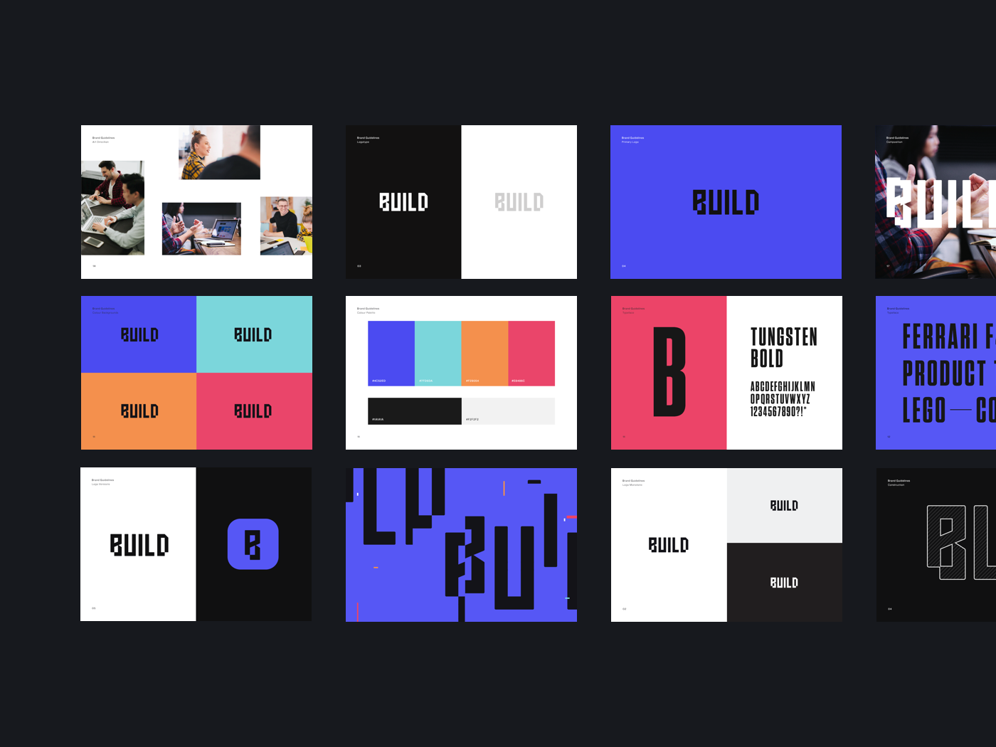 Build – Visual Brand Identity by Pete White for Kyan Design on Dribbble