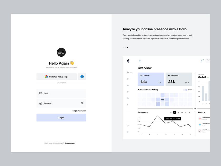 Browse thousands of Registration Form Design Templates In Figma images ...