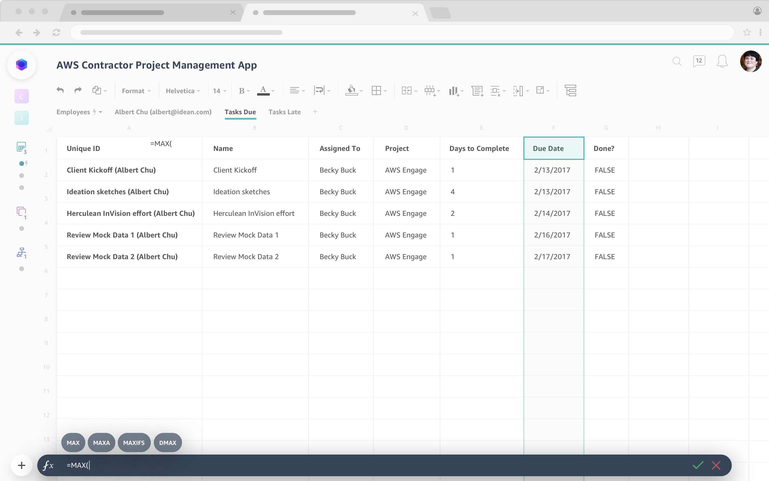 AWS "Honeycode" ("Beehive"/"AWS for Everyone") early concepts by Scott ...