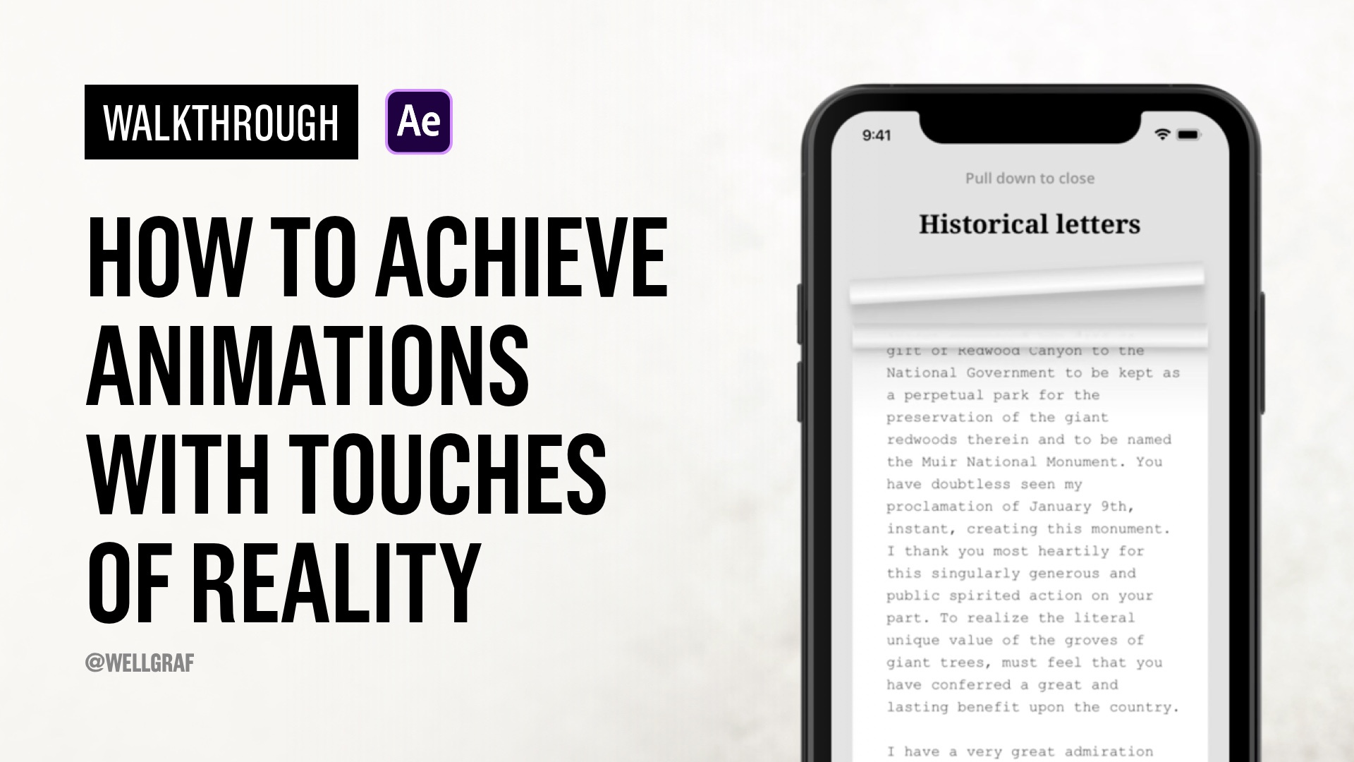 Historical Letters Prototype + Tutorial Video by Pontus Wellgraf on ...