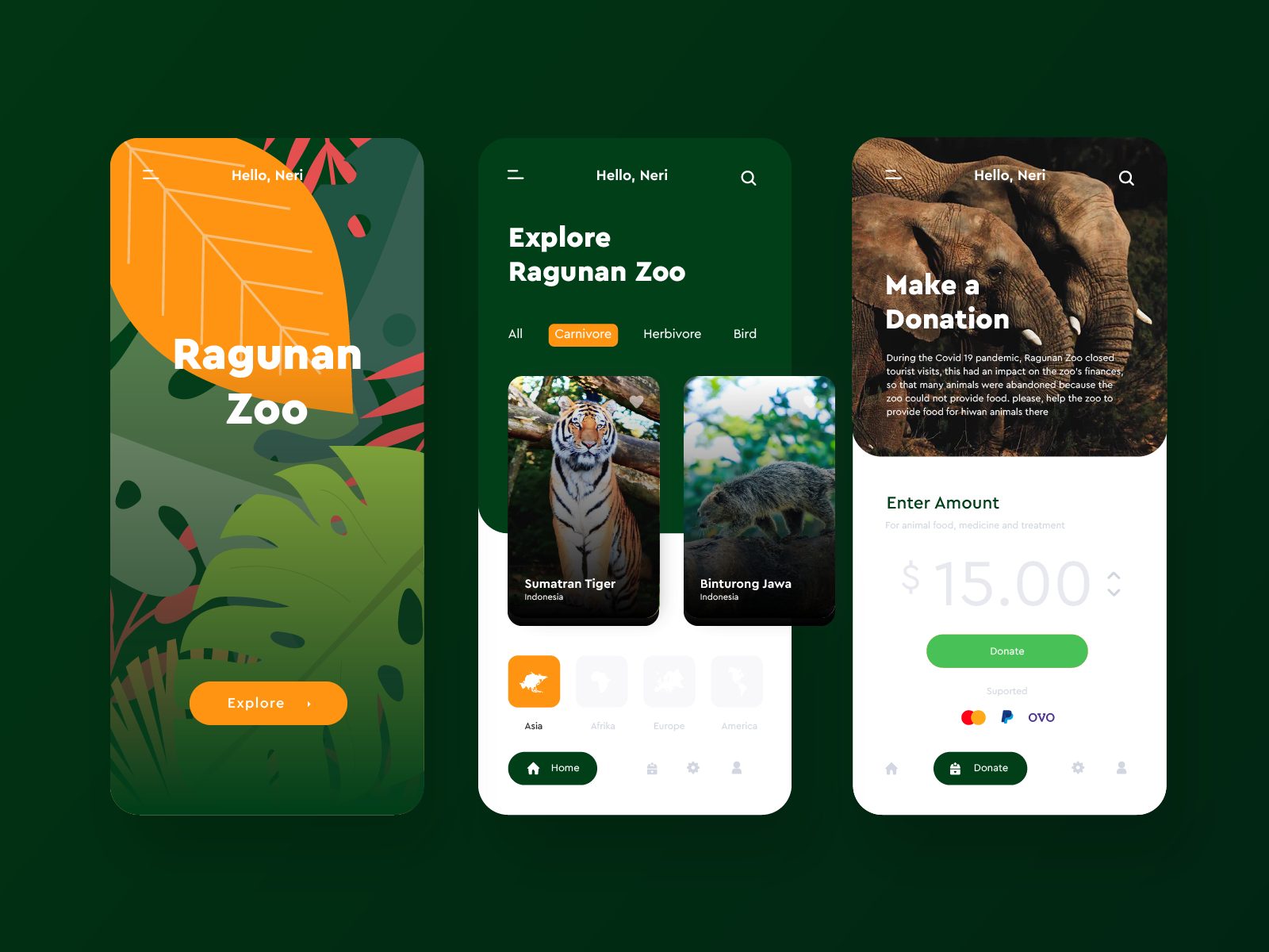 Virtual Zoo Mobile App - Animal Conservation by Permadi Satria Dewanto ...