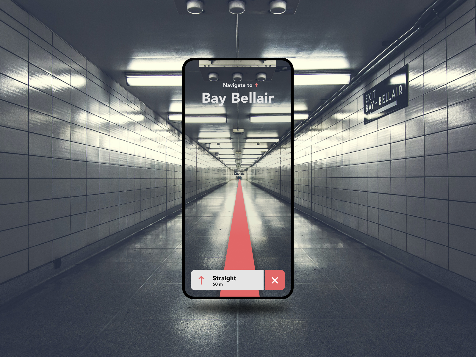 AR navigation app by Timo on Dribbble