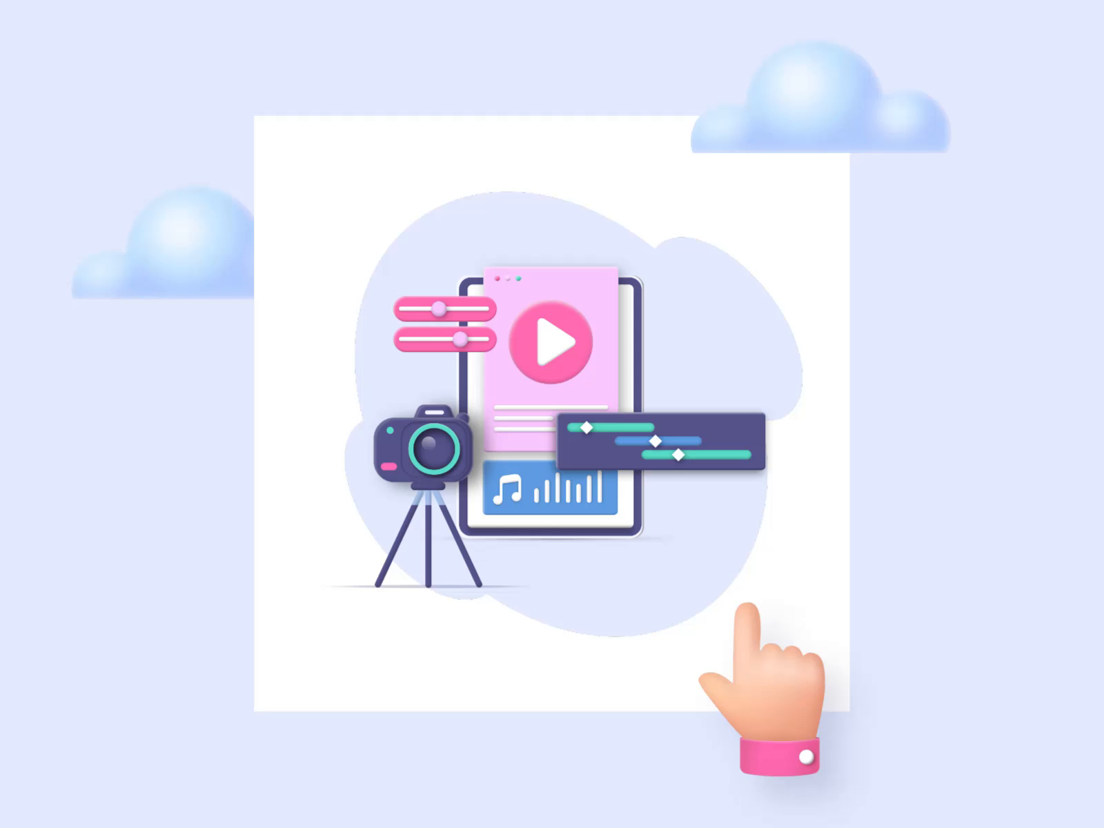 Visual Design Illustrations I by Anton Tkachev for UI8 on Dribbble