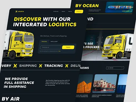 Logistics Website designs, themes, templates and downloadable graphic ...