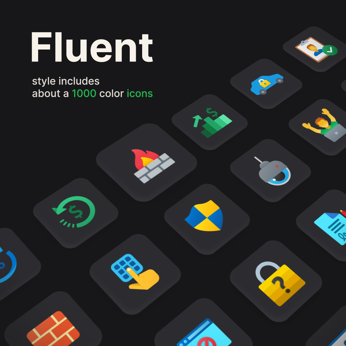 Fluent Security Icons by Denis Starko for Icons8 on Dribbble