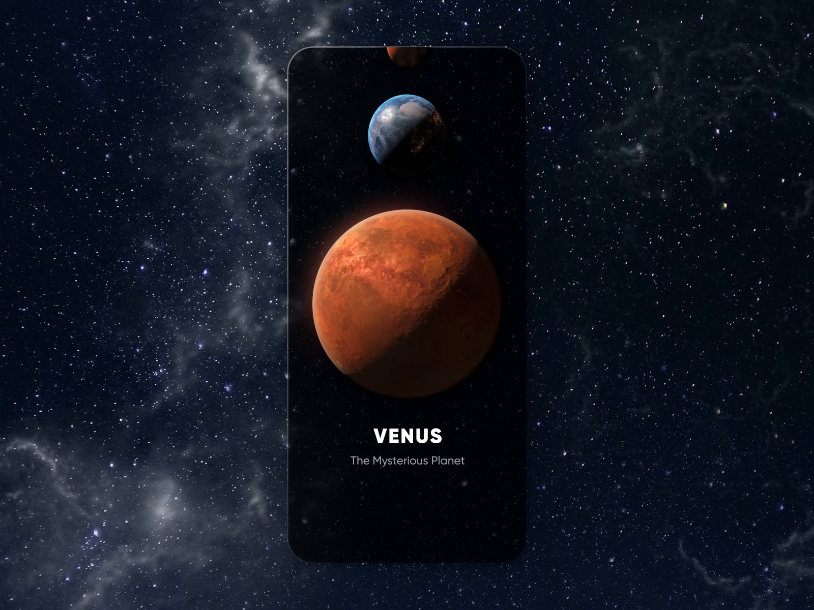 Planets App by KhoaVu on Dribbble
