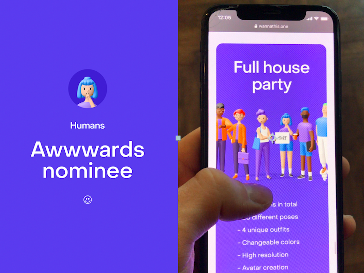 Humans 3d characters (Awwwards nominee) by anton mishin on Dribbble