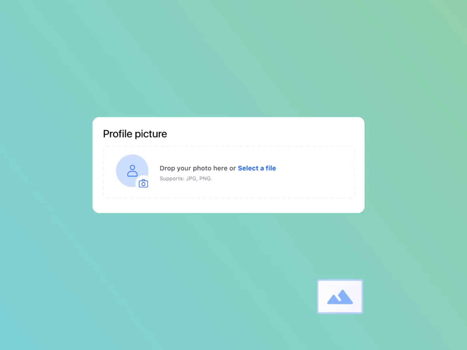 Profile picture upload UI microinteraction by Alexandre Schrammel on ...