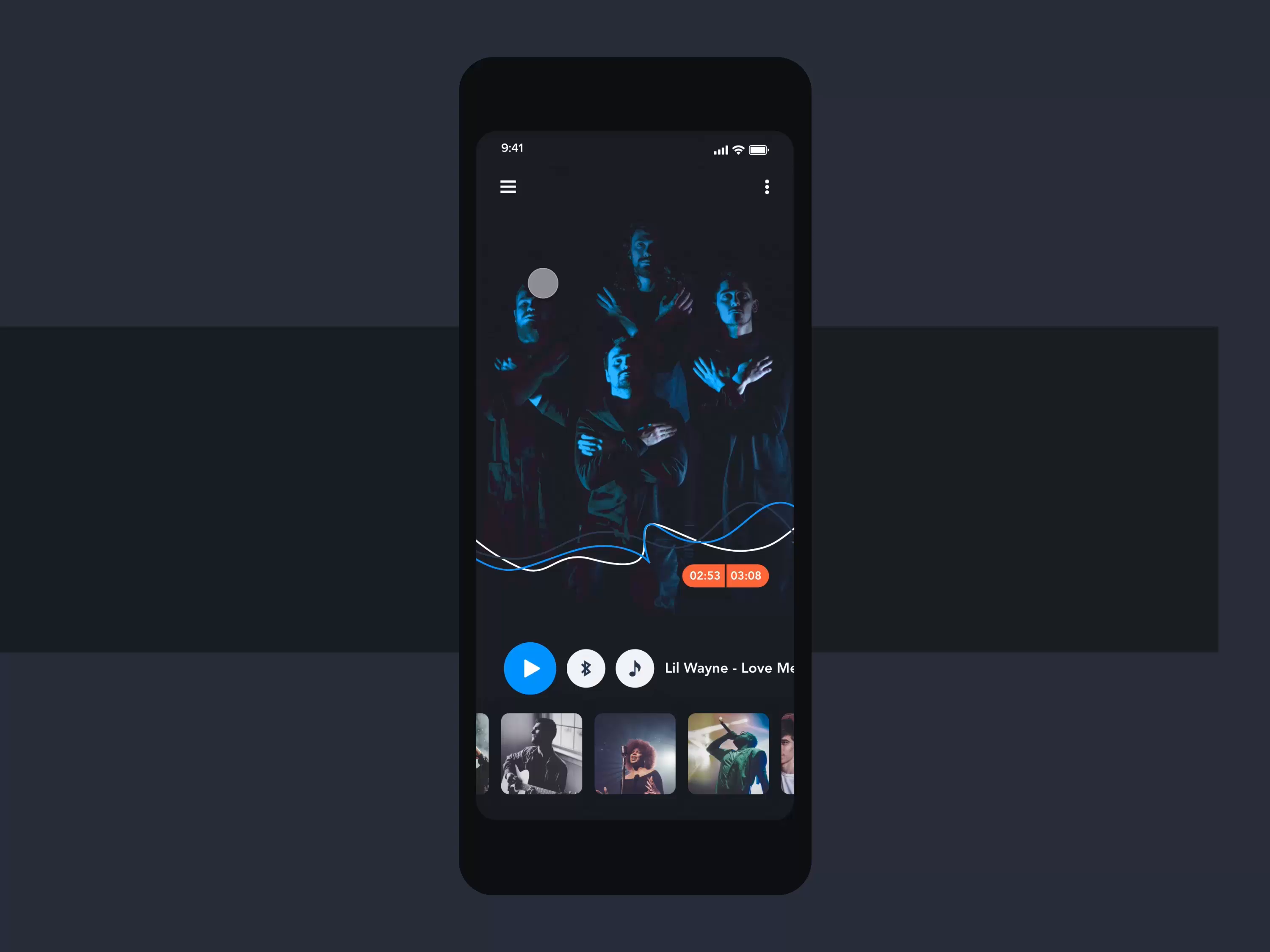 App side navigation bar | Grizzly Mobile App Ui Kit by George Samuel on ...