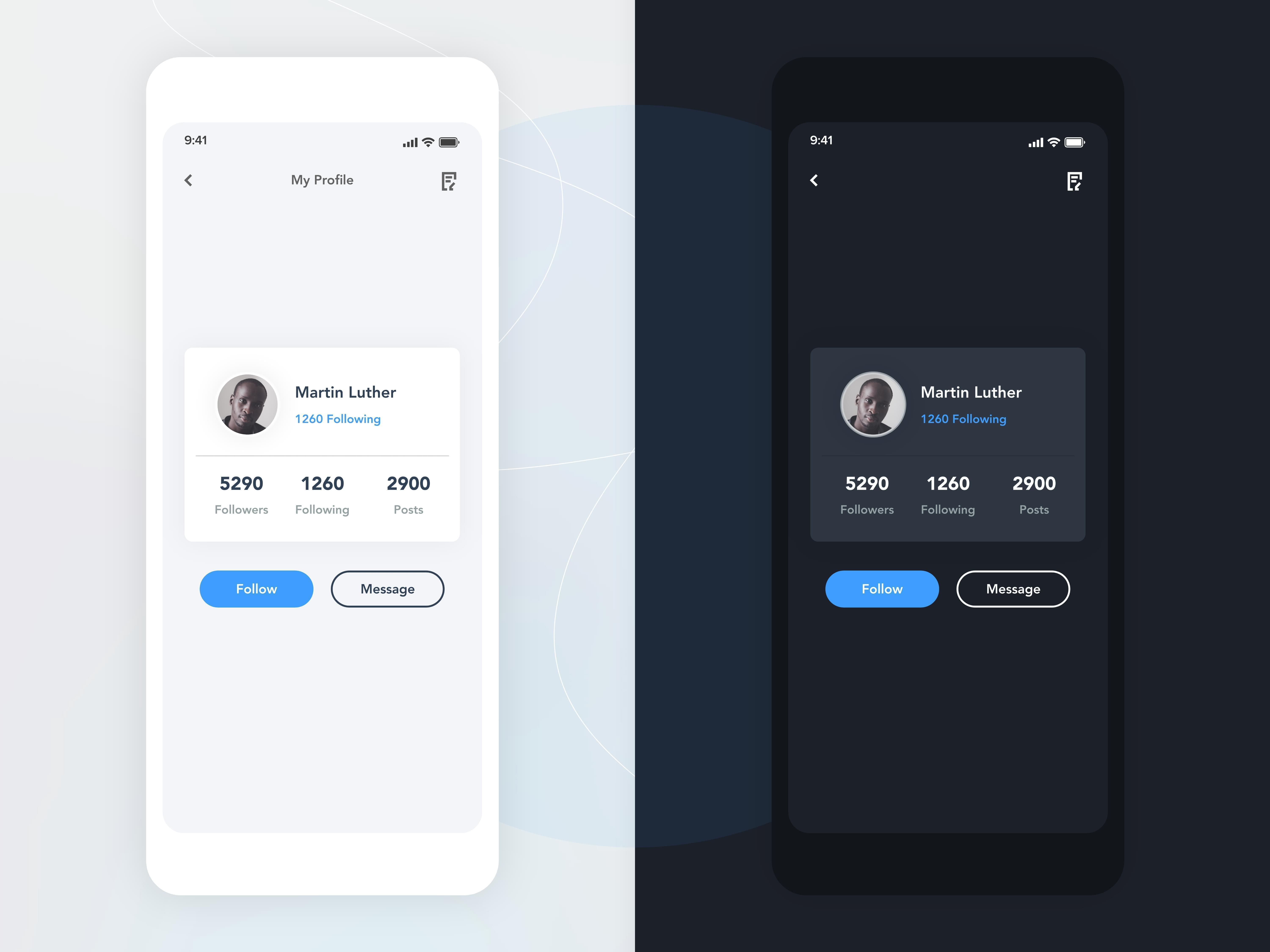 Profile Screen Design | Grizzly Mobile App Ui Kit by George Samuel on ...