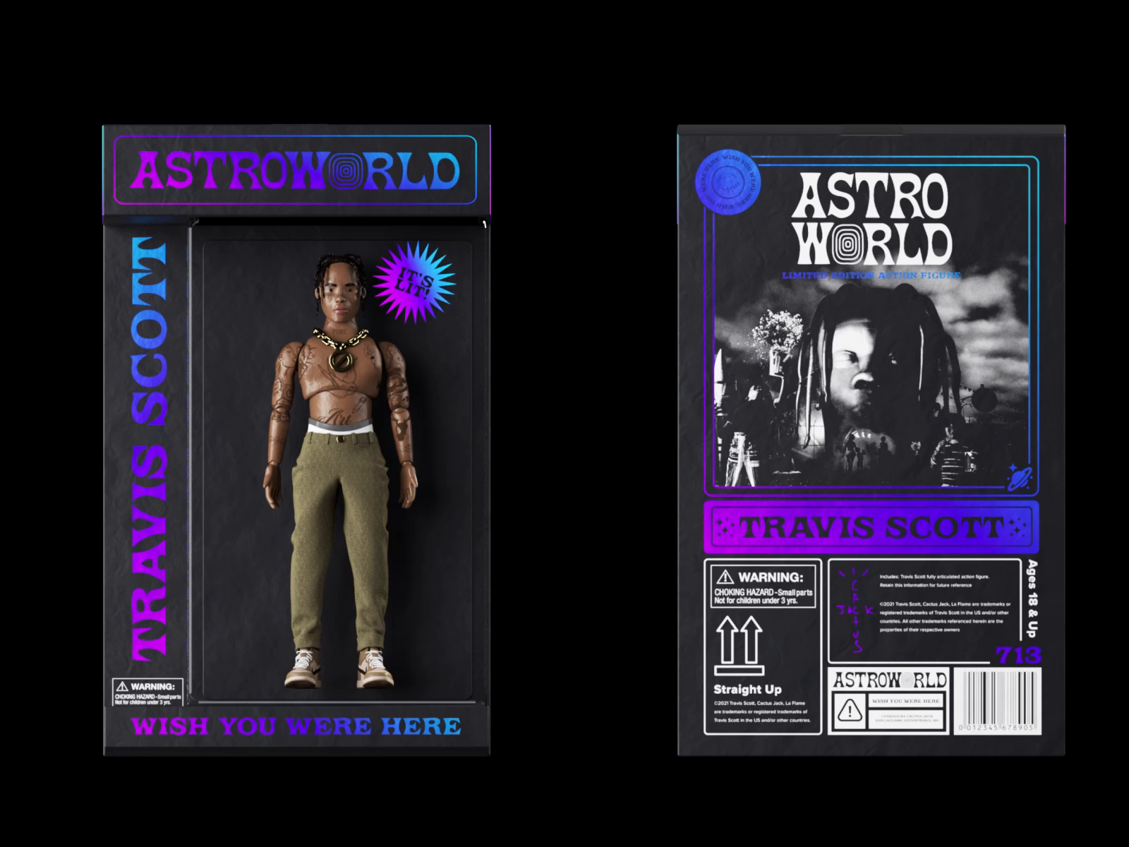 🚀 Travis Scott Action Figure by Thomas Morgan on Dribbble