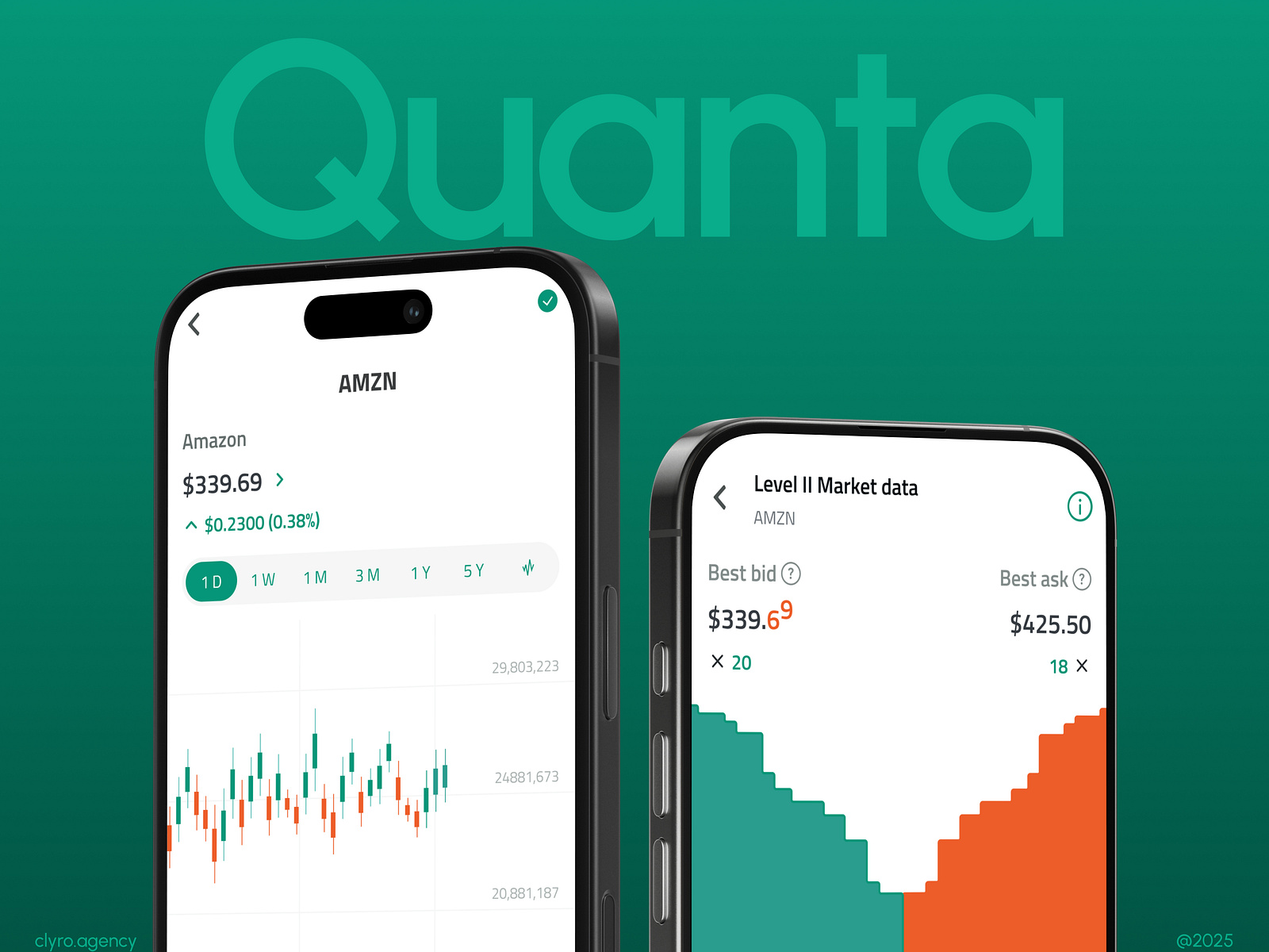 Quanta | Crypto Trading Mobile App UI UX Design Case Study by Clyro: UI ...