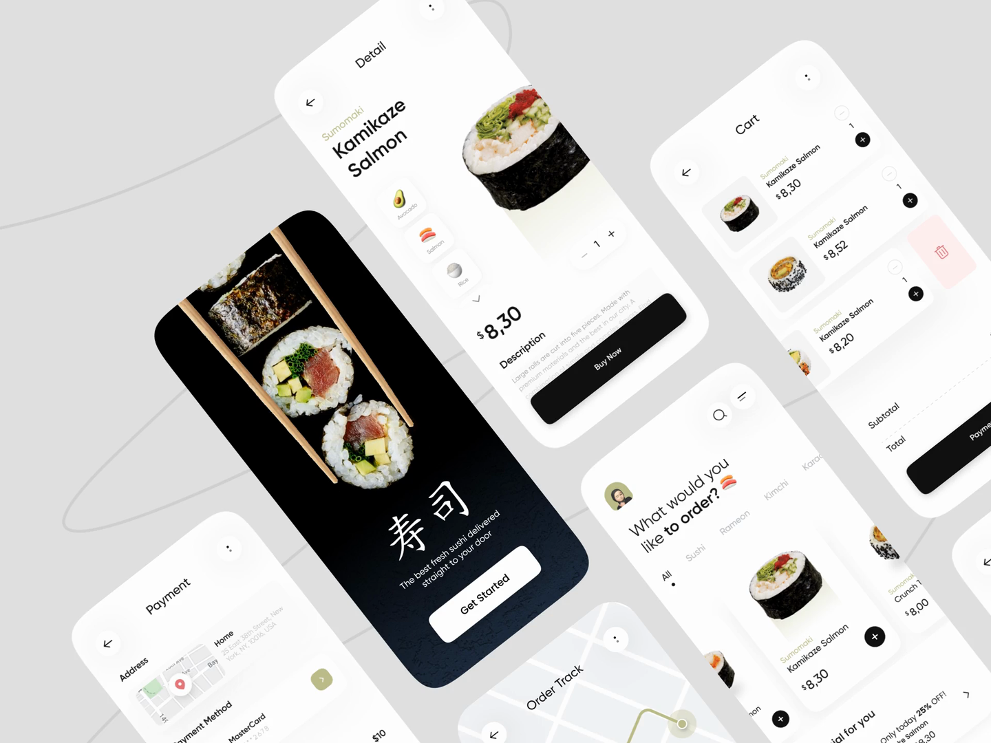 Sushi Restaurant Apps Exploration 🍙 - Animation by Azie Melasari for ...