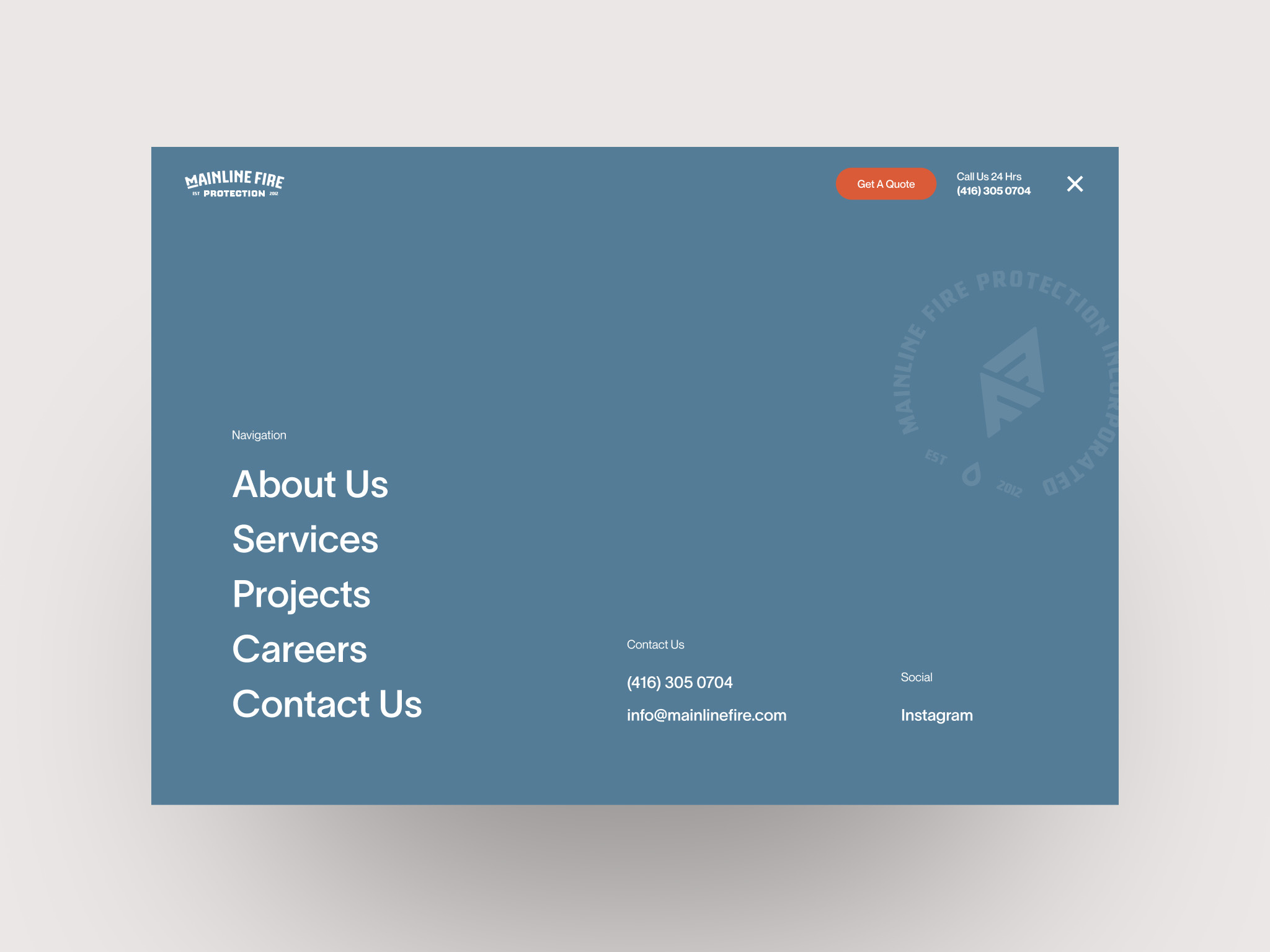 Mainline Fire Protection - Safety Systems, Rebranding by SONGEEZ for ...