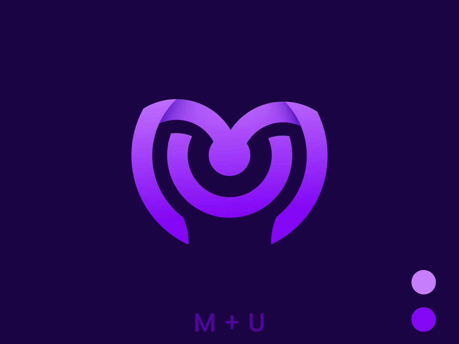 MU | Modern Minimal Letter-M + U Logo by Mehedi Shopnil on Dribbble
