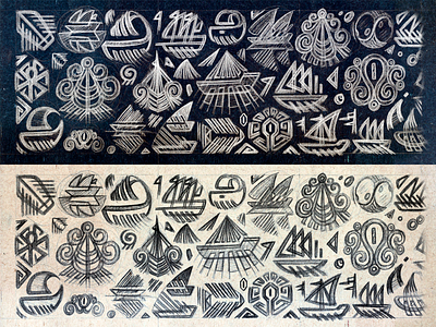 KNM - Logo Sketching by Breno Bitencourt on Dribbble