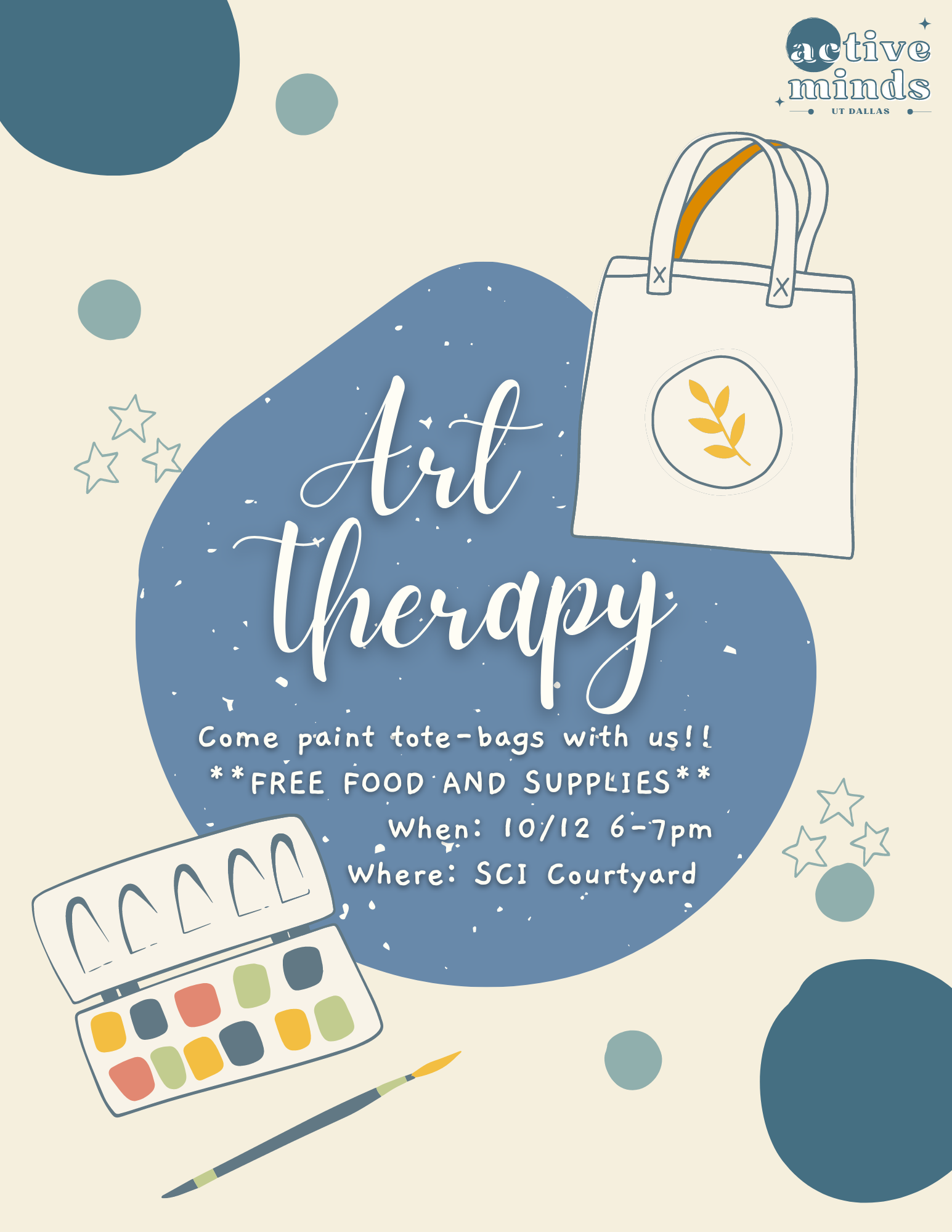 Active Minds Art Therapy Flyer By Pooja Thakor On Dribbble
