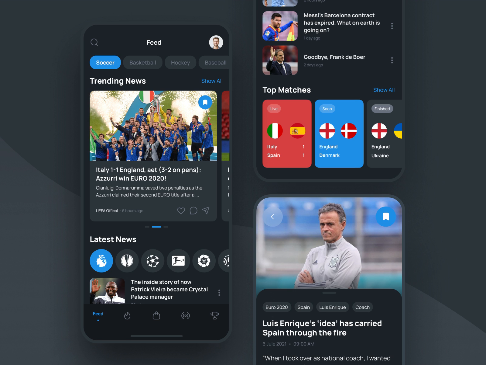 Scorer. Multi-sport mobile app by Denis Budnik for Cre8 Team 🇺🇦 on Dribbble