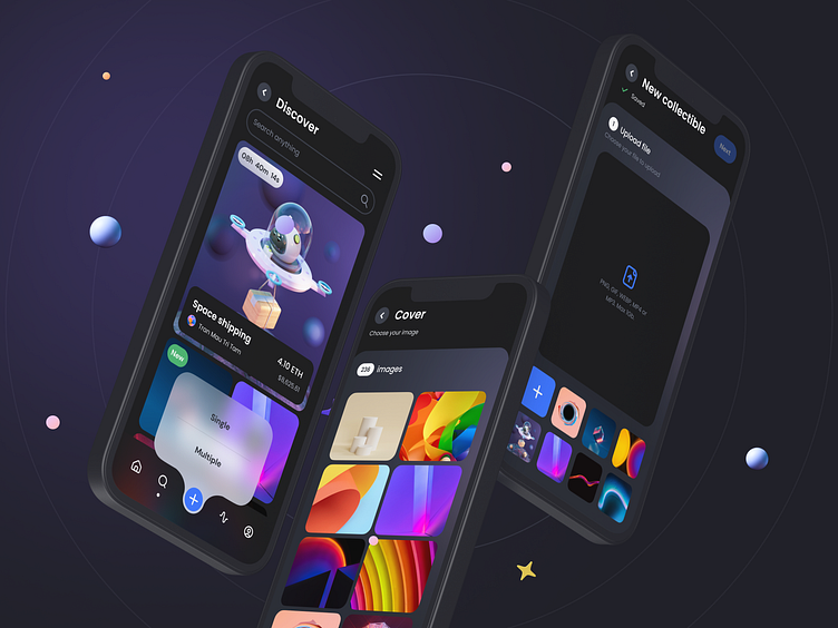 Node – Crypto NFT iOS UI Kit by Tran Mau Tri Tam for UI8 on Dribbble