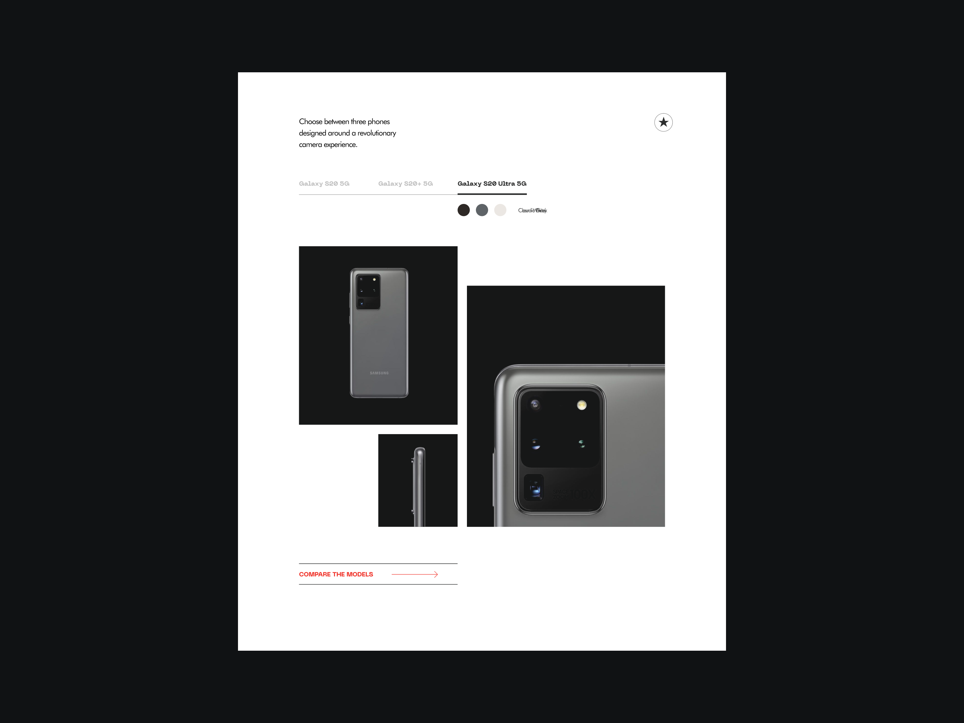 Discover The Whole Galaxy | Samsung smartphones promo. Homepage by ...