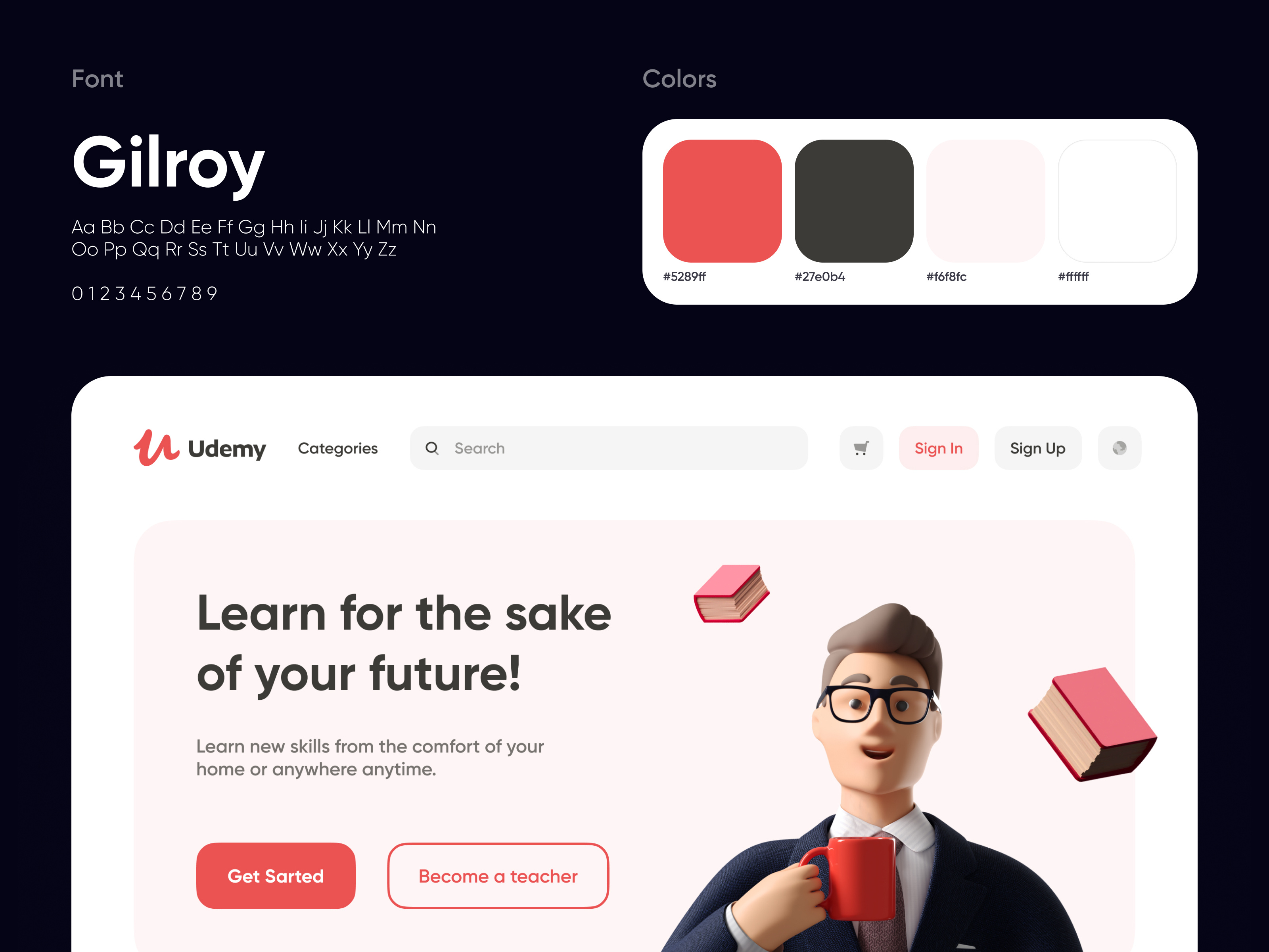 Udemy Landing Page Redesign by Dmitry Lauretsky for Ronas IT | UI/UX ...