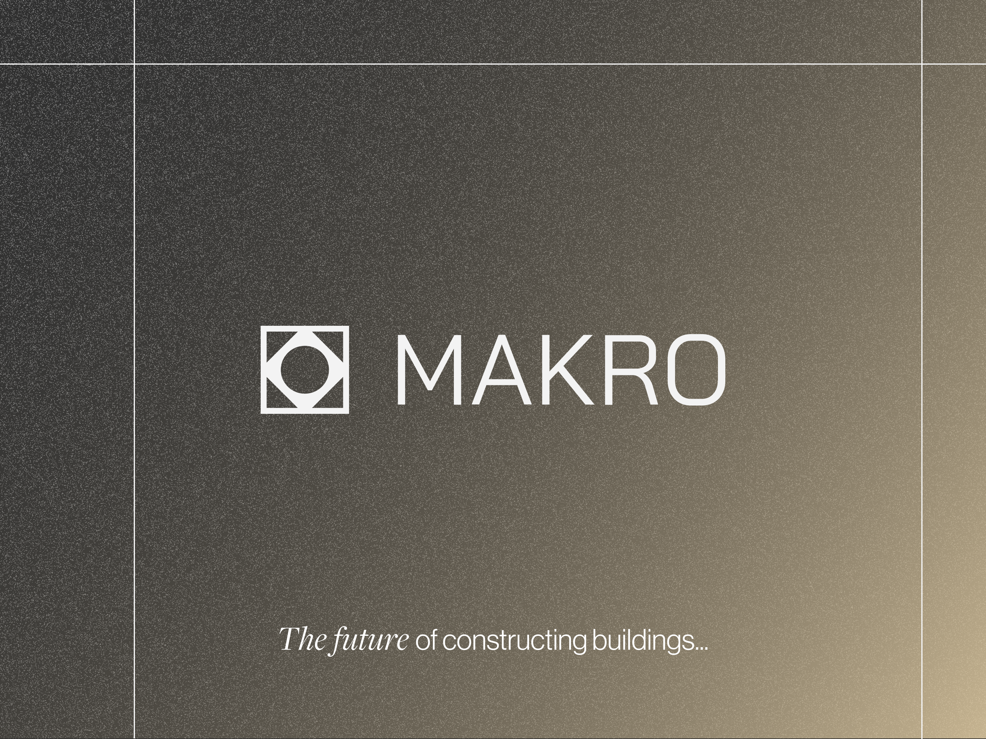 MAKRO - Brand Design for Construction Company by Outcrowd on Dribbble