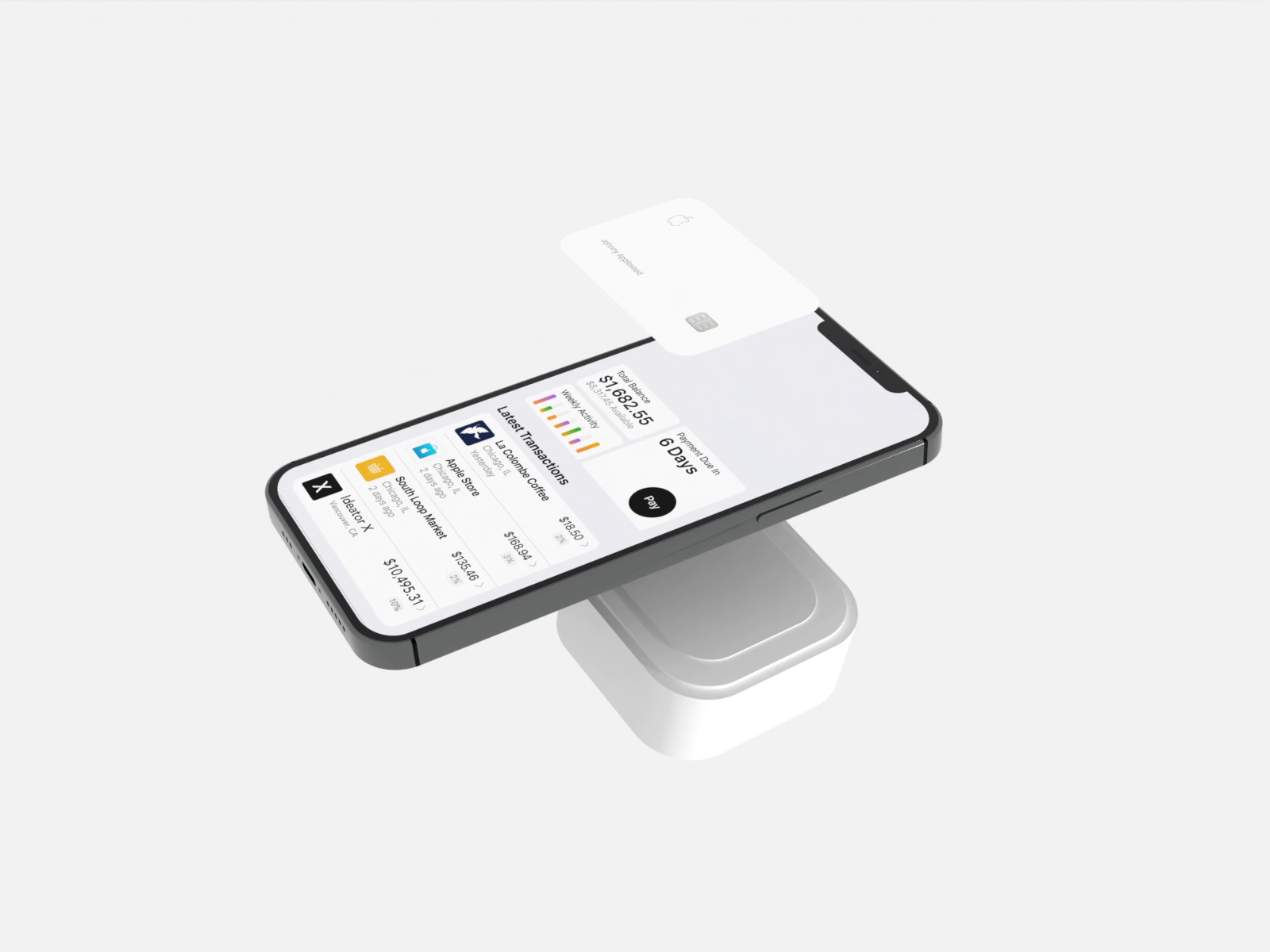Apple Card animation by IdeatorX on Dribbble