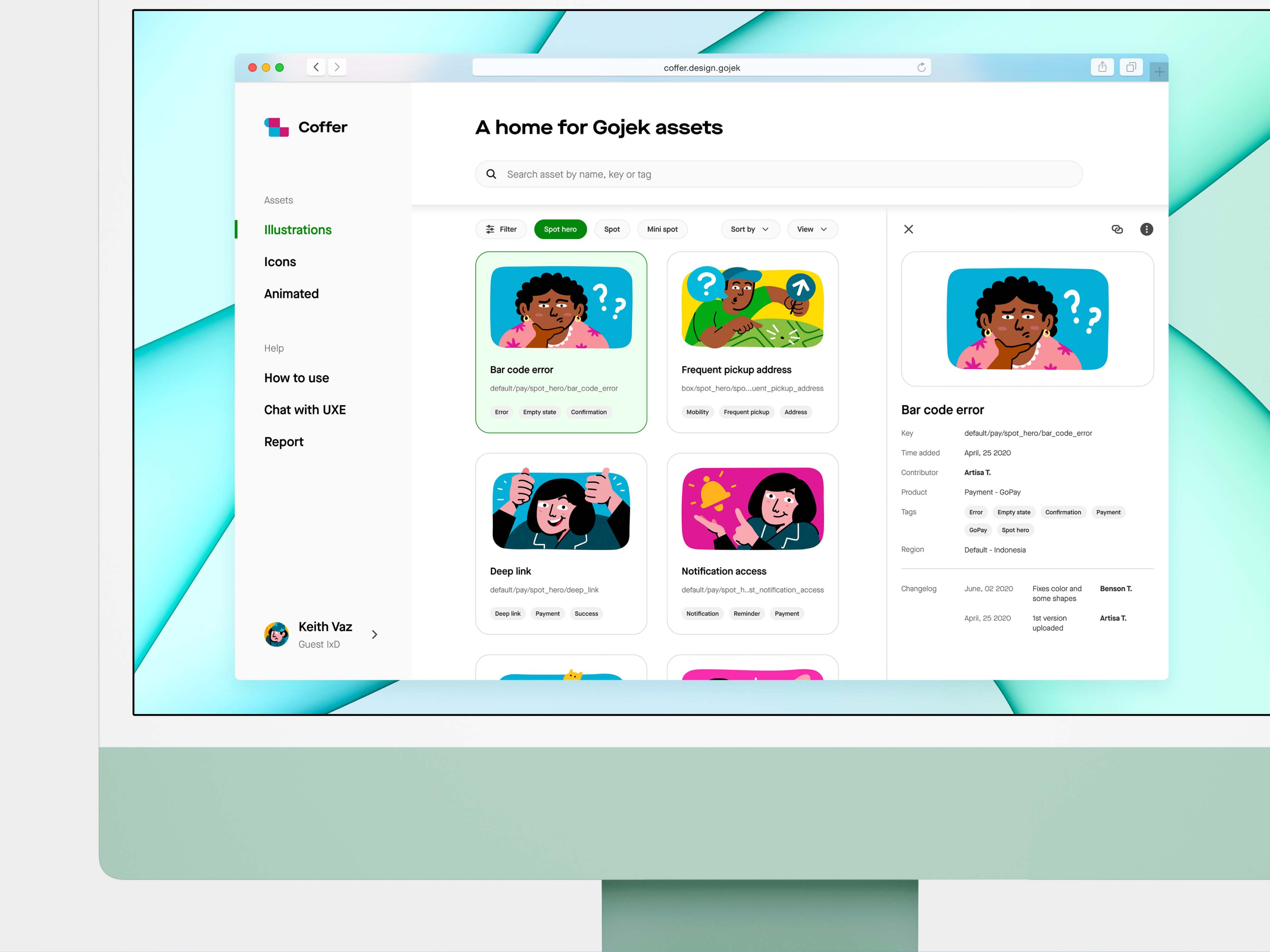 Coffer: A Home for Gojek Assets by Gojek Design on Dribbble