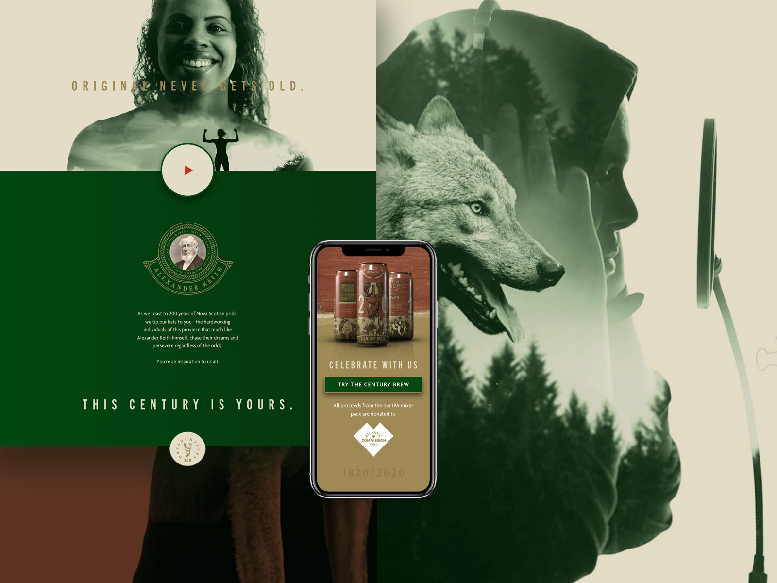 Alexander Keith's 200 Years - Landing Page by Tim Foster for Dose Media ...