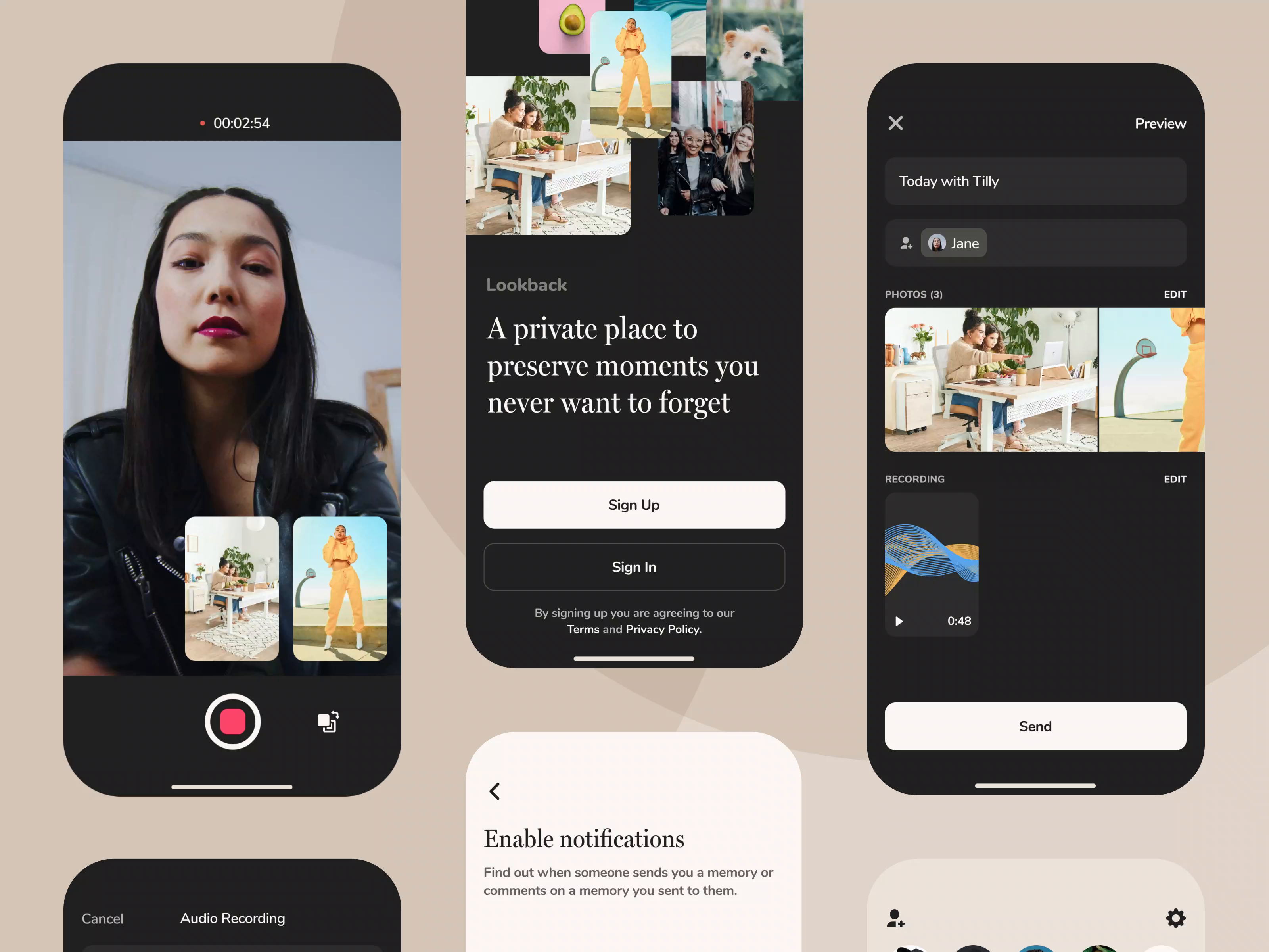 Lookback App by Jozef Matas on Dribbble
