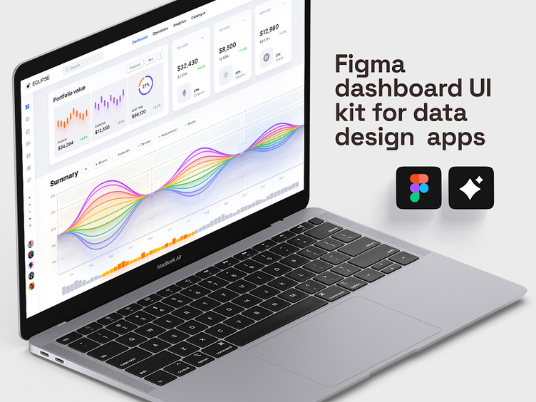 Eclipse - Figma dashboard UI kit for data design web apps by Alien ...