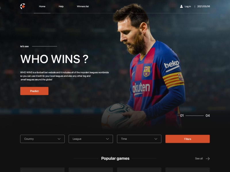 WHO WINS? UI/UX Design by Loris Studio on Dribbble