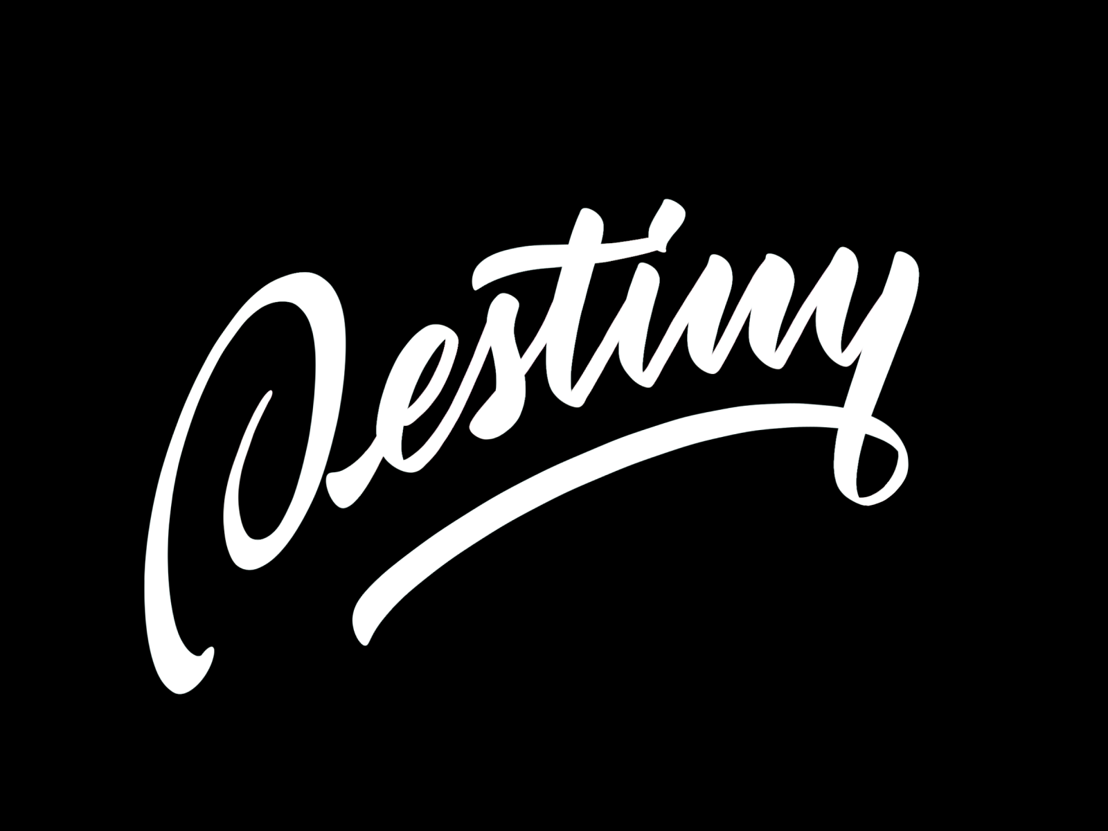 Custom Lettering – Destiny Animation 🌊 by Satistype on Dribbble