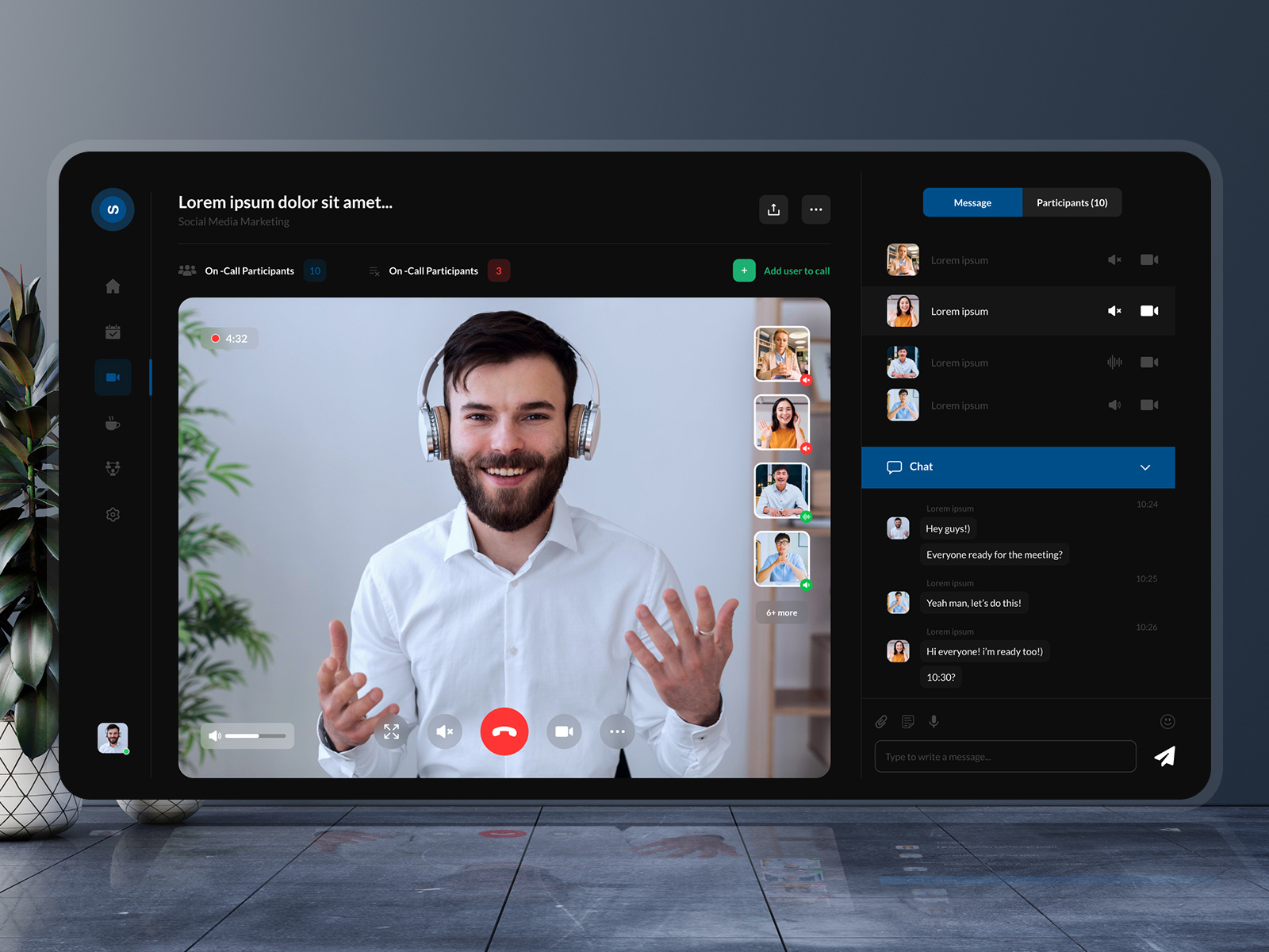 Perfect👌 Online Video Calling App📱 UI Designs by Indylogix UI/UX for ...