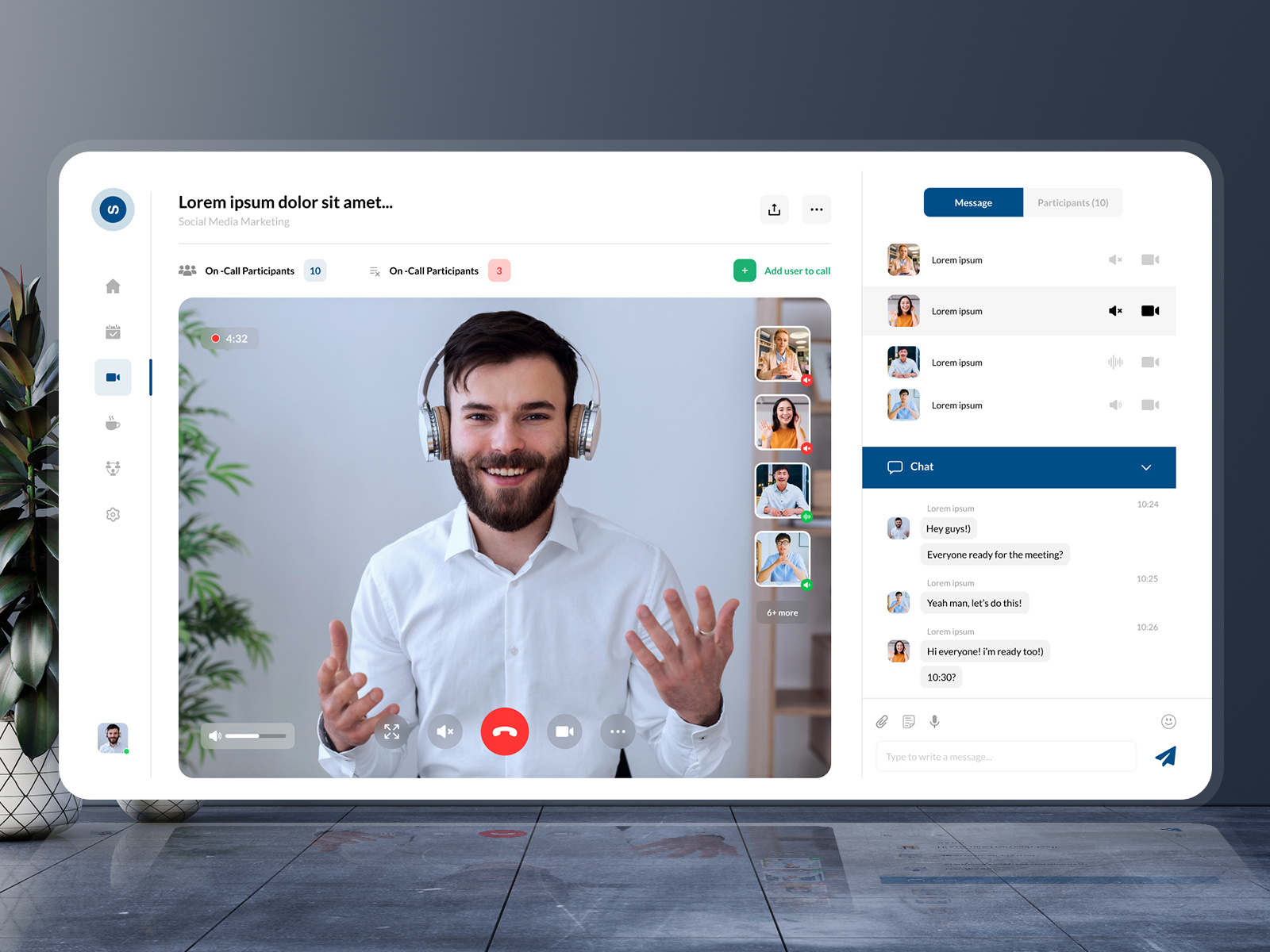 Perfect👌 Online Video Calling App📱 UI Designs by Indylogix UI/UX for ...