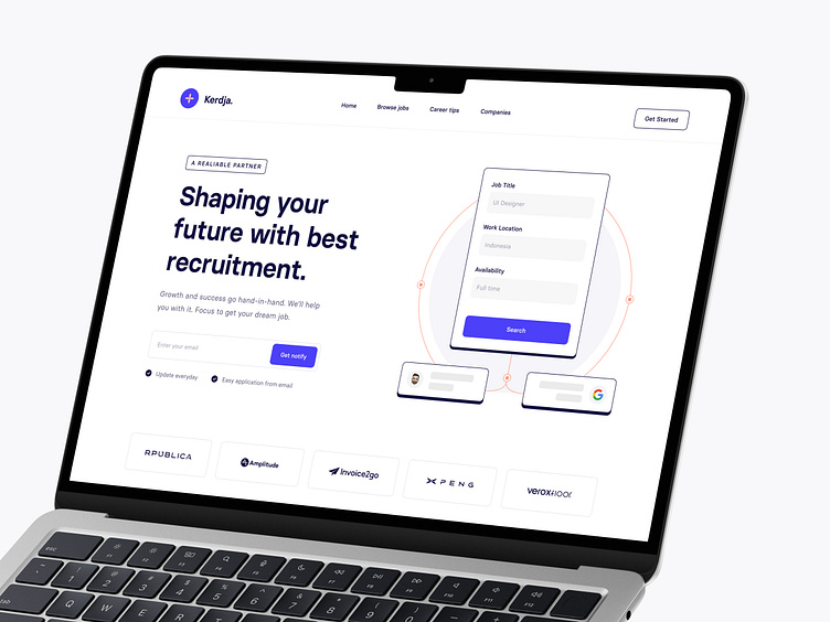 Job Finder - Landing Page by Rifqy Dipa for Dipa Inhouse on Dribbble Job Finder - Landing Page by Rifqy Dipa for Dipa Inhouse on Dribbble