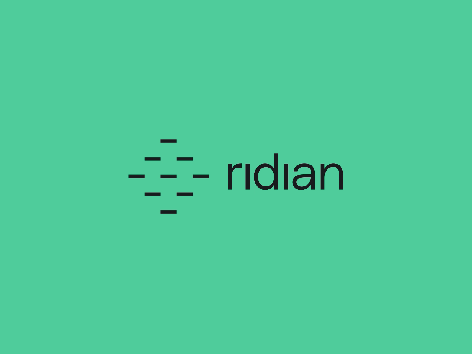 ridian by VORONOI Branding Studio on Dribbble