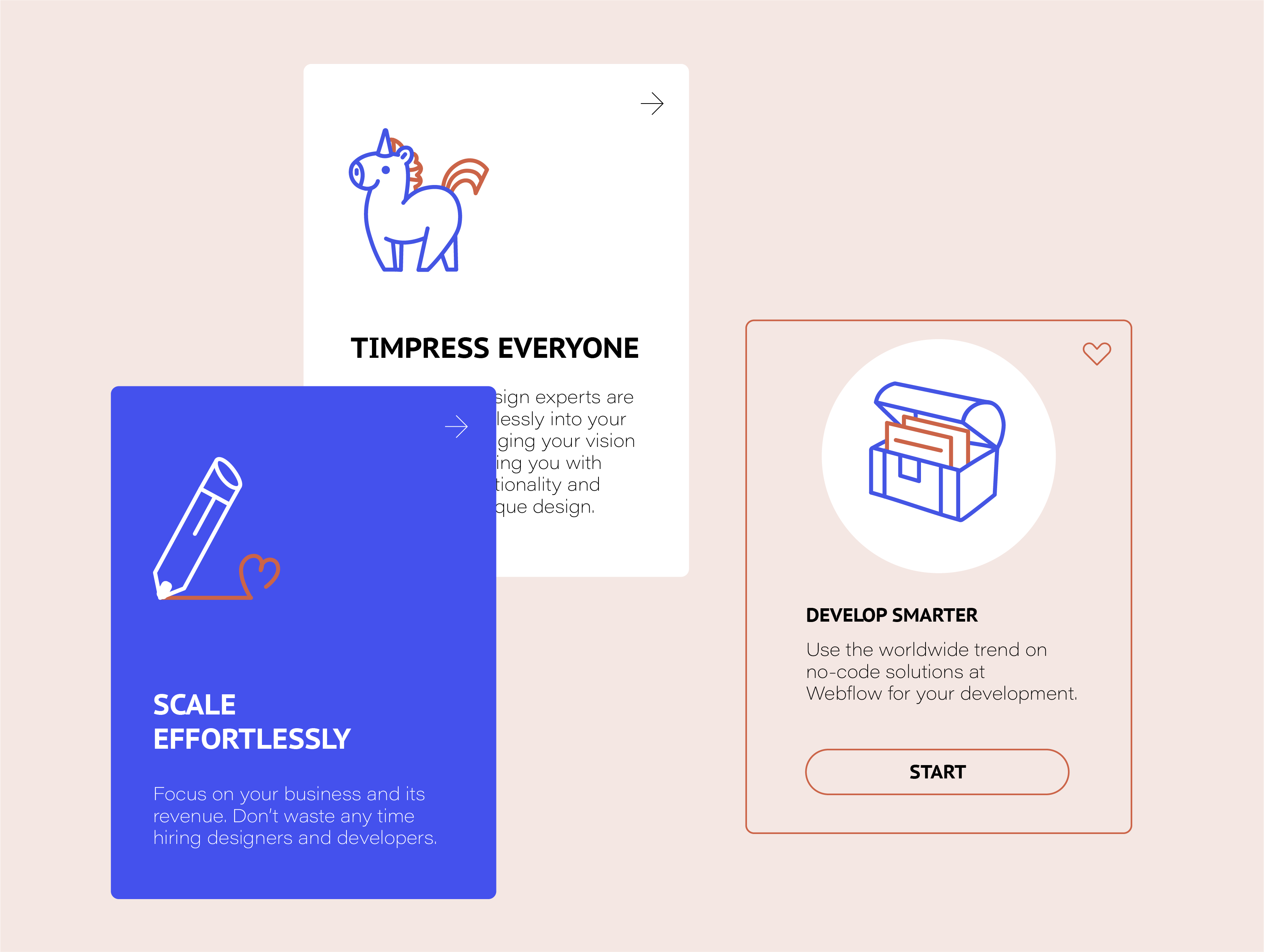 Simple Illustrations for cards 🤓 by Parhomenko Marina on Dribbble