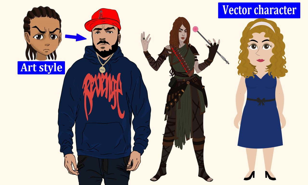 2d cartoon character by Kanhu Bishwal on Dribbble