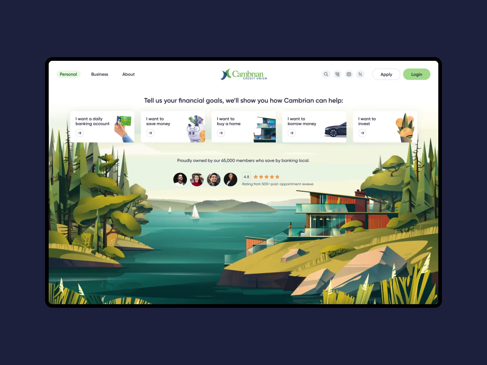 Cambrian by Anatoly Tsybulsky for The Digital Panda on Dribbble