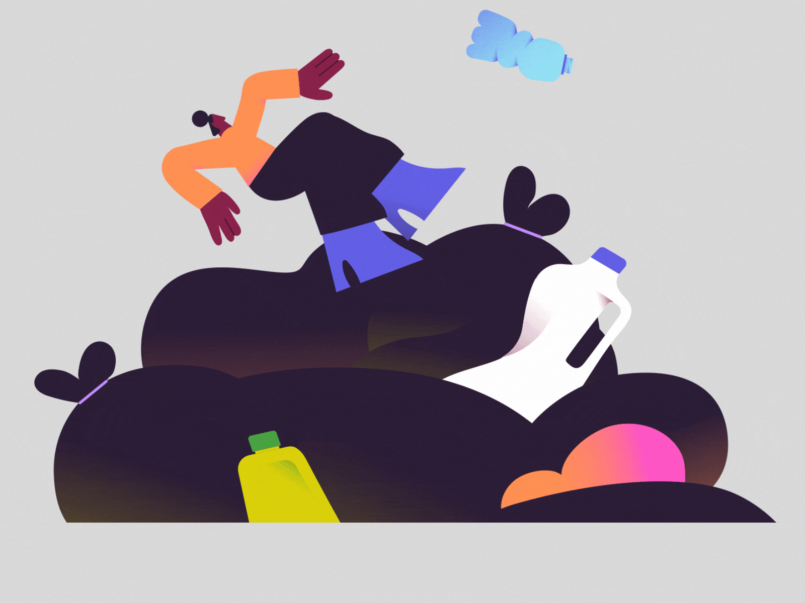 Nature.org Plastic — New portfolio update by ILLO on Dribbble