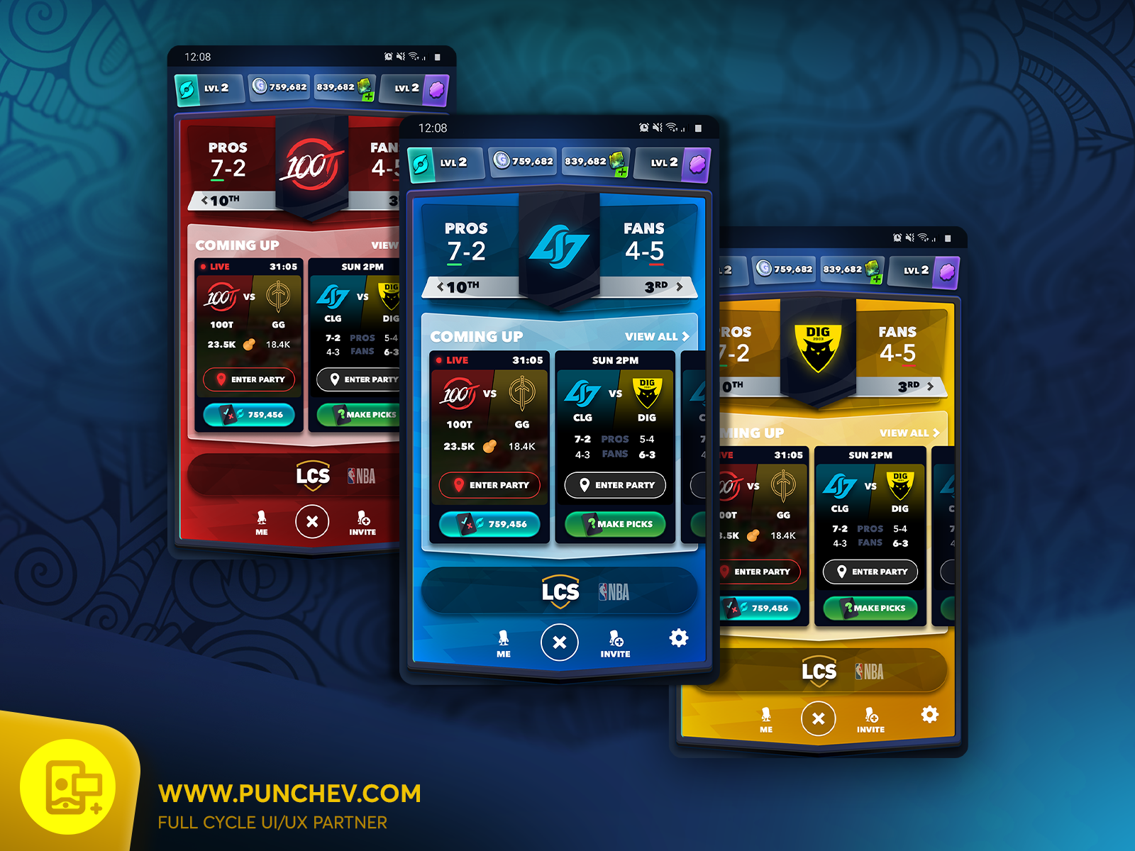 GreenPark Sports - UI Screens by PUNCHev Group on Dribbble