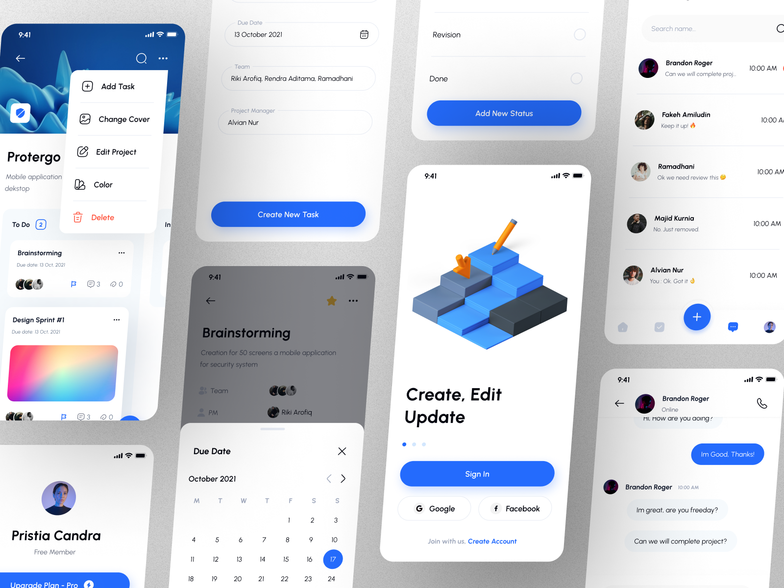 Task'o - Management Task UI Kit by Rusdhy Jasmin for Pickolab Studio on ...