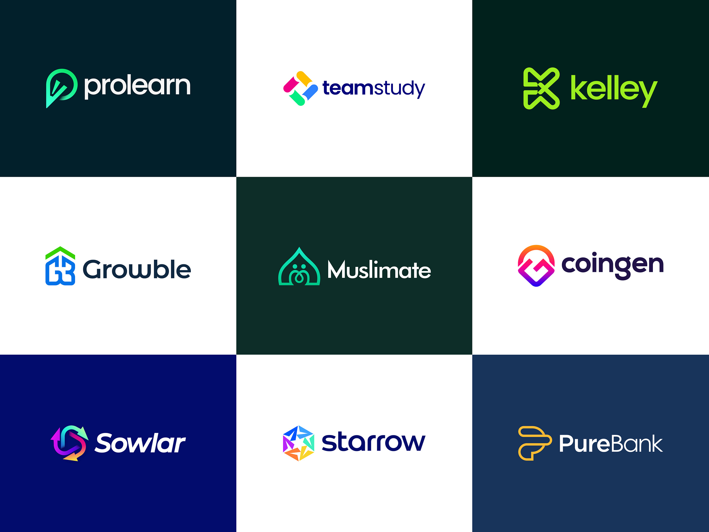 Modern Logos by Jowel Ahmed on Dribbble