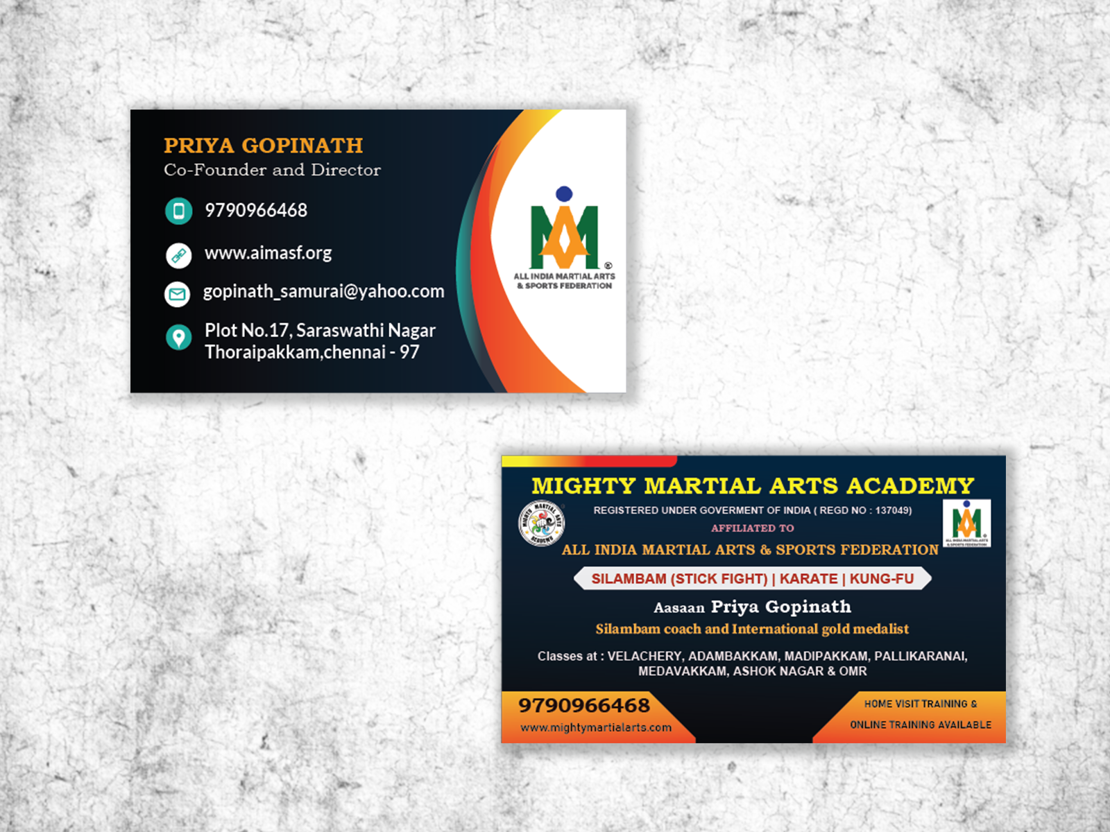 visiting card design by Rent Indian Coders - Ziga Infotech on Dribbble
