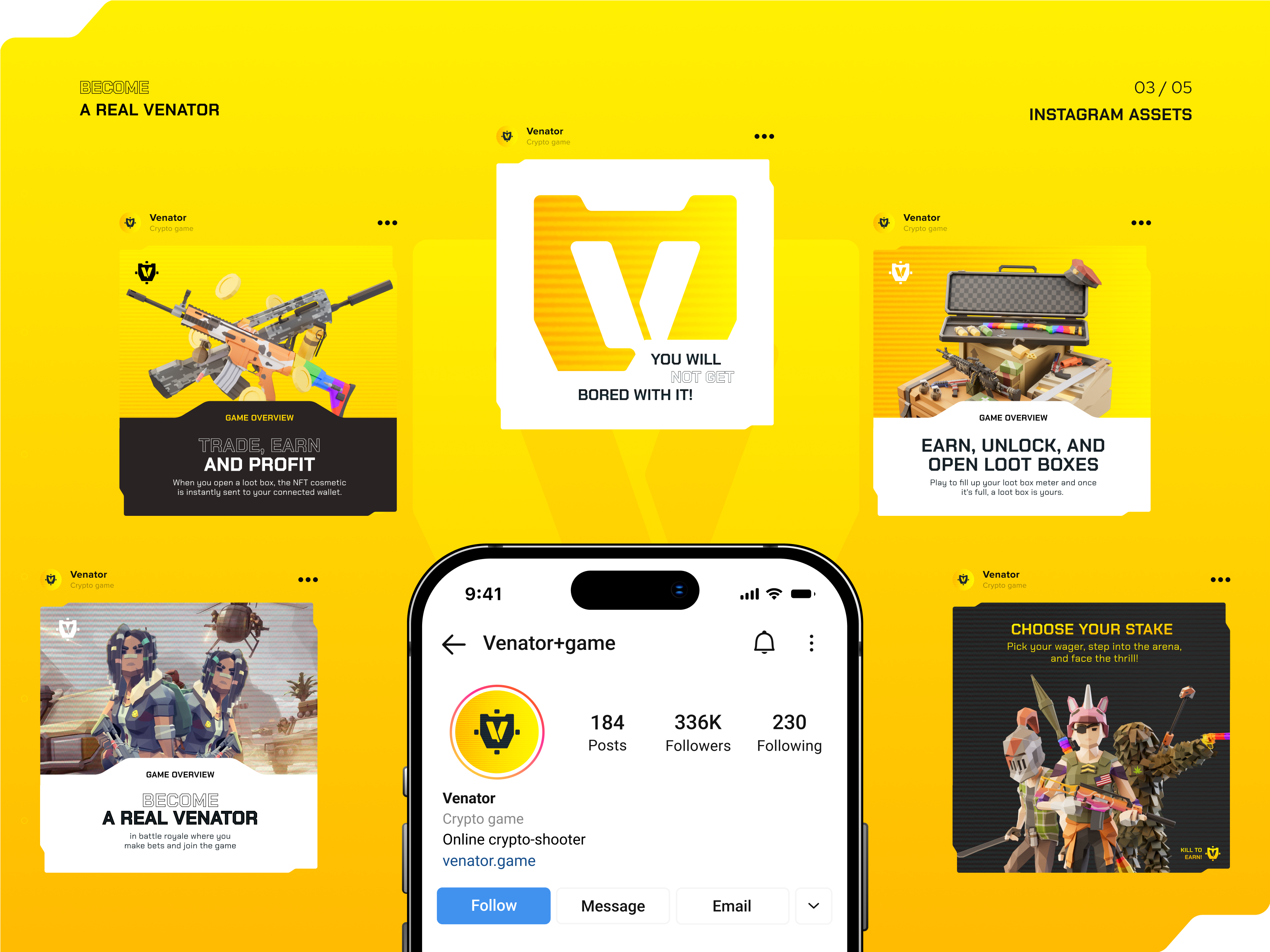 Venator – Crypto Game Branding Design by Phenomenon Labs for Phenomenon ...