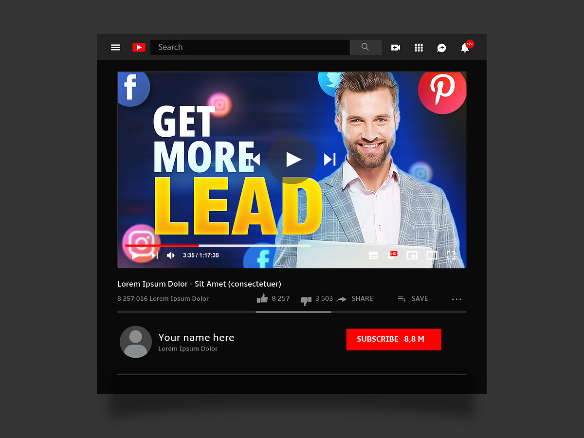 SEO | Marketing Youtube Thumbnail Design by Md Sajib Hossain on Dribbble