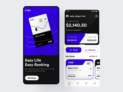 Wallet Mobile App by Filllo Design Agency on Dribbble