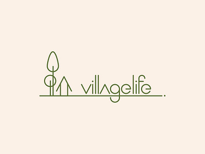 Villagelife logo design by Iva Kitova on Dribbble