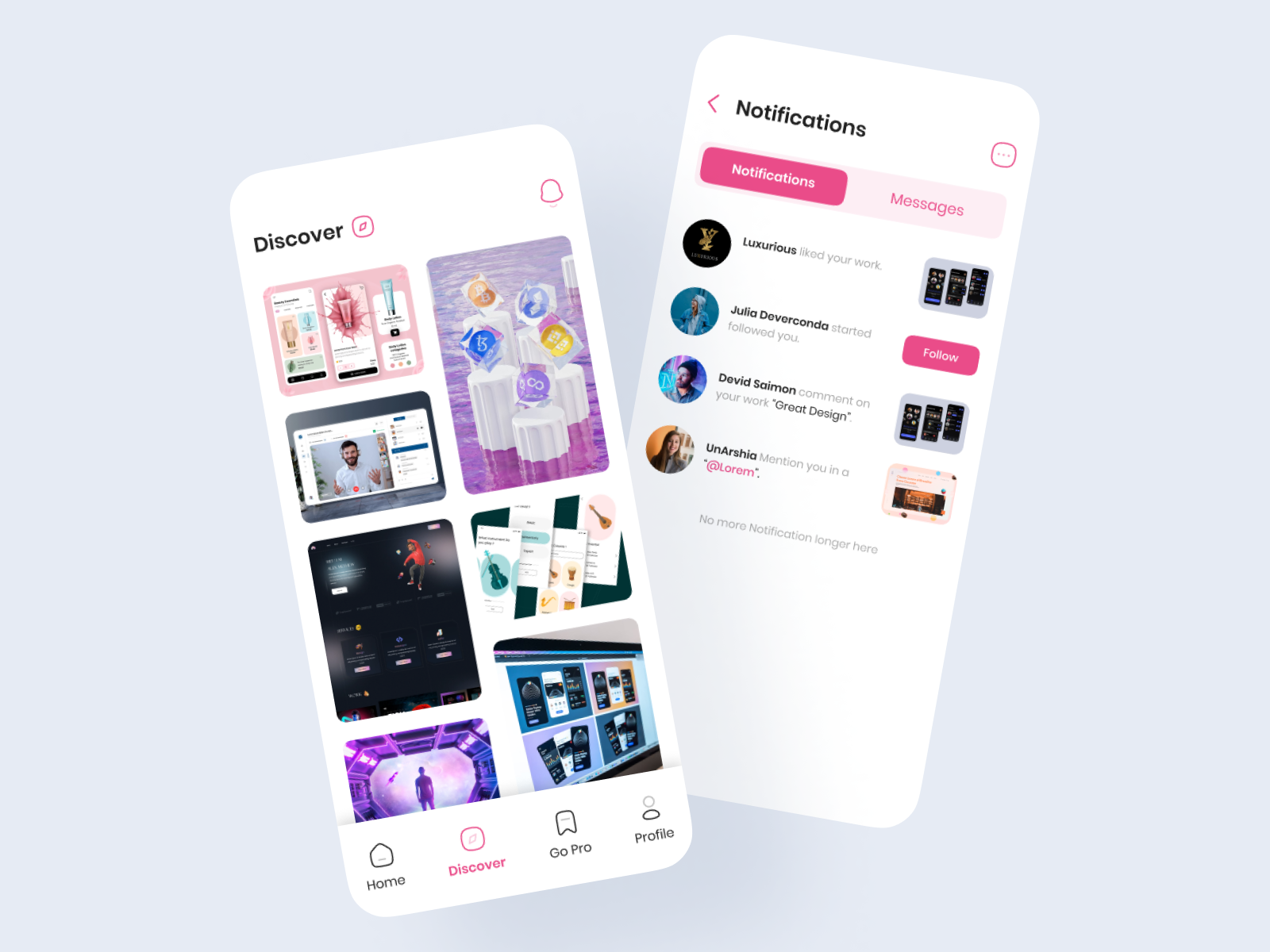 Redesign Dribbble Mobile📱 App UI by Indylogix UI/UX for IndyLogix ...